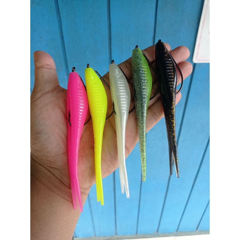 Jual Soft Lure Baby Silencer - Umpan Casting ikan toman / gabus 12 cm ...