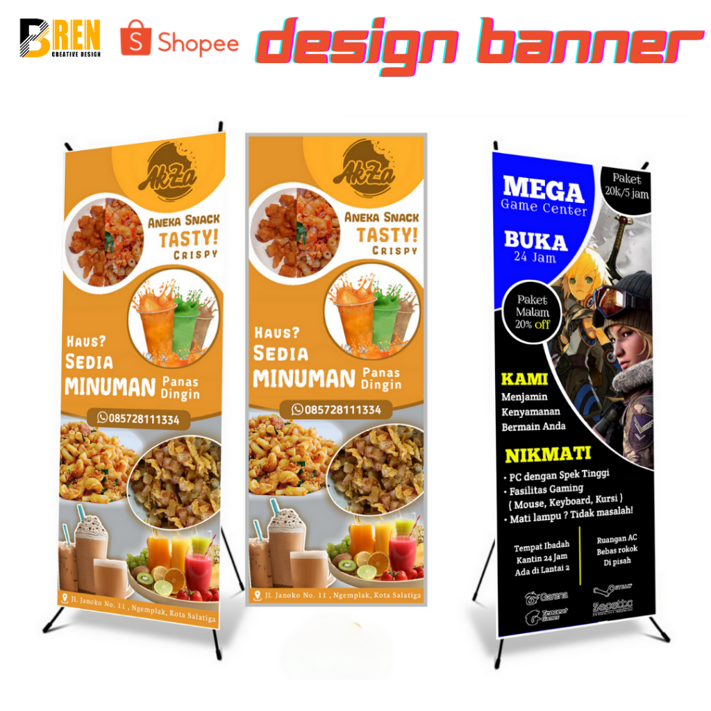 Jual Design Banner / MMT / Spanduk (Full HD) | Shopee Indonesia
