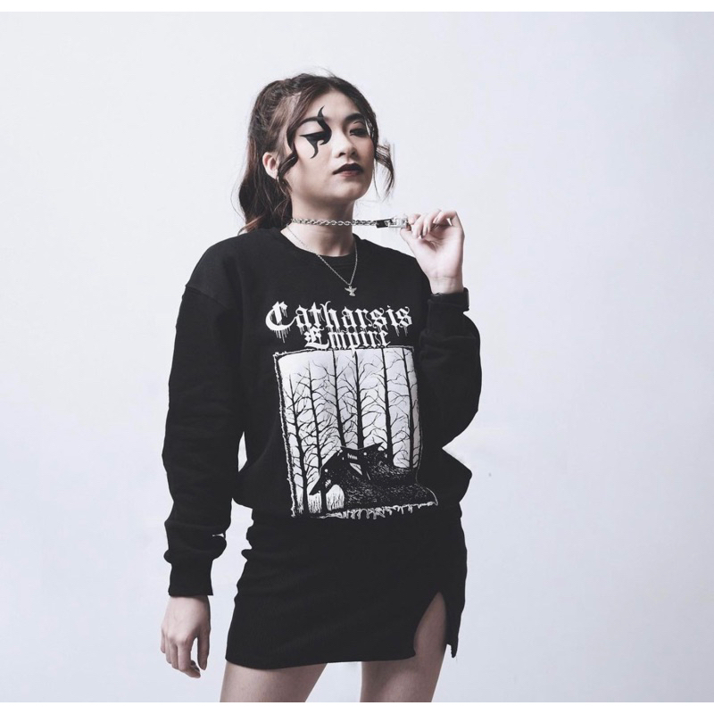 Jual Catharsis Empire - Fenrir (Sweater) | Shopee Indonesia