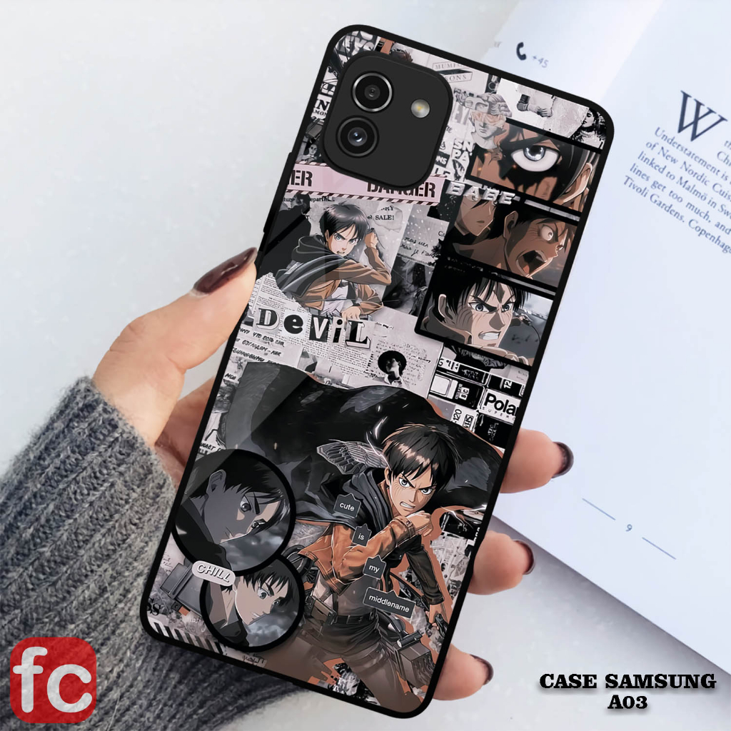 Jual Case Glossy Samsung A03 [FR46] Anime Aot Attack On Titan Casing Hp ...