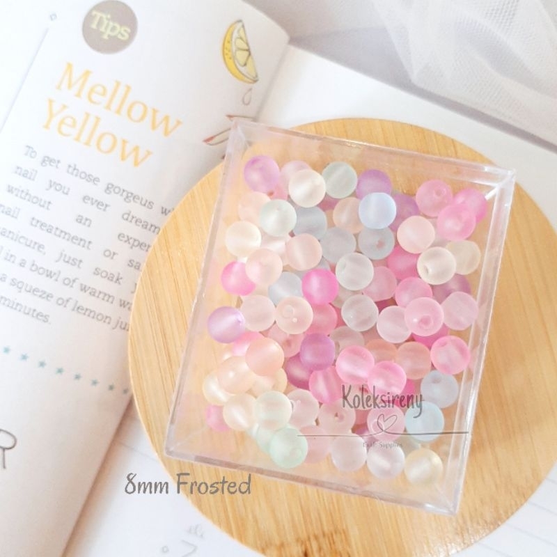 Jual MK110 - Gummy Beads - Manik Bulat Ice - 25gr | Shopee Indonesia