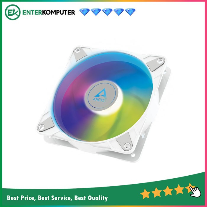 Jual Arctic P12 PWM PST A-RGB 12CM Case Fan - White | Shopee Indonesia