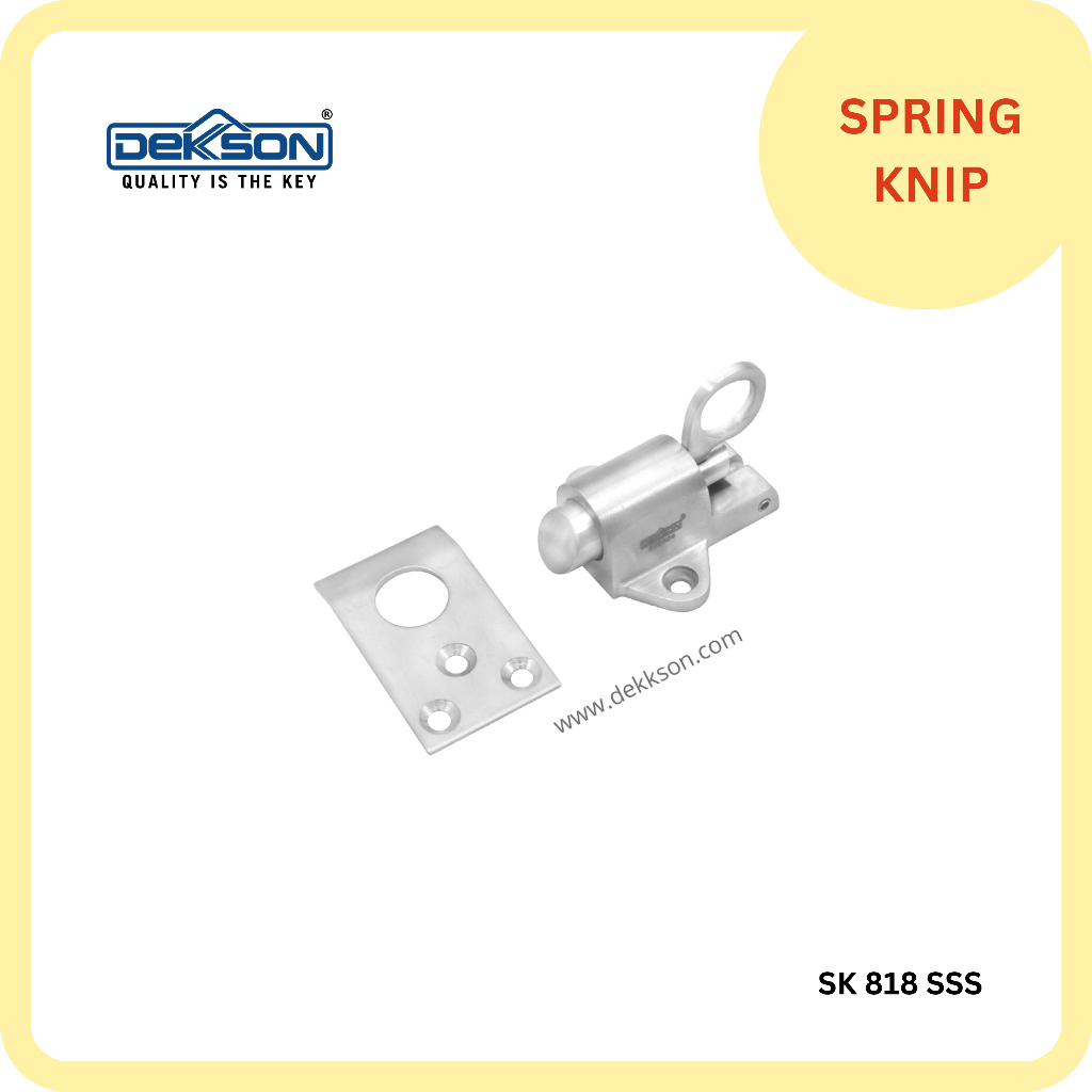 Jual GRENDEL JENDELA / SPRING KNIP DEKKSON SK 818 SSS | Shopee Indonesia