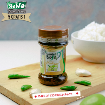 Jual Sambal Ijo Botol (Bojo Enom) Hitz Kemasan Botol 120gr. 5 Gratis 1 ...
