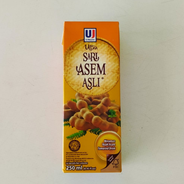 Jual Sari Asem Asli Ultra 250ml Minuman Rasa Buah Asam Tamarind Drink ...