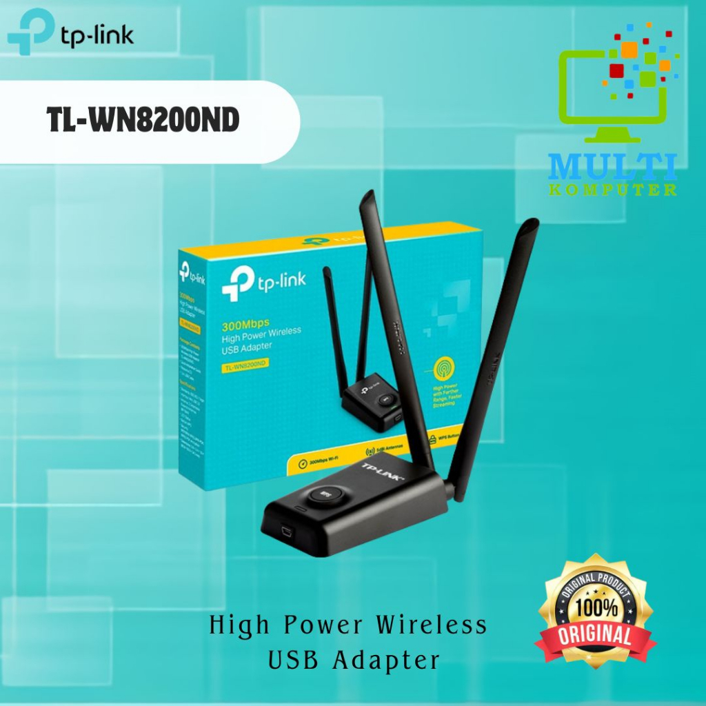 Jual Wifi Adapter TP Link WN8200 TL WN8200ND Wireless Adapter USB ...