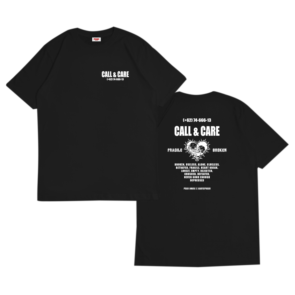 Jual Baju Kaos Pogo X Goodbye Depression | Call Center | Shopee Indonesia
