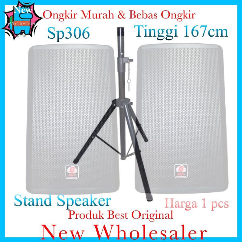 Jual Stand HR306 speaker besi Sound portable indoor dan outdoor tinggi ...