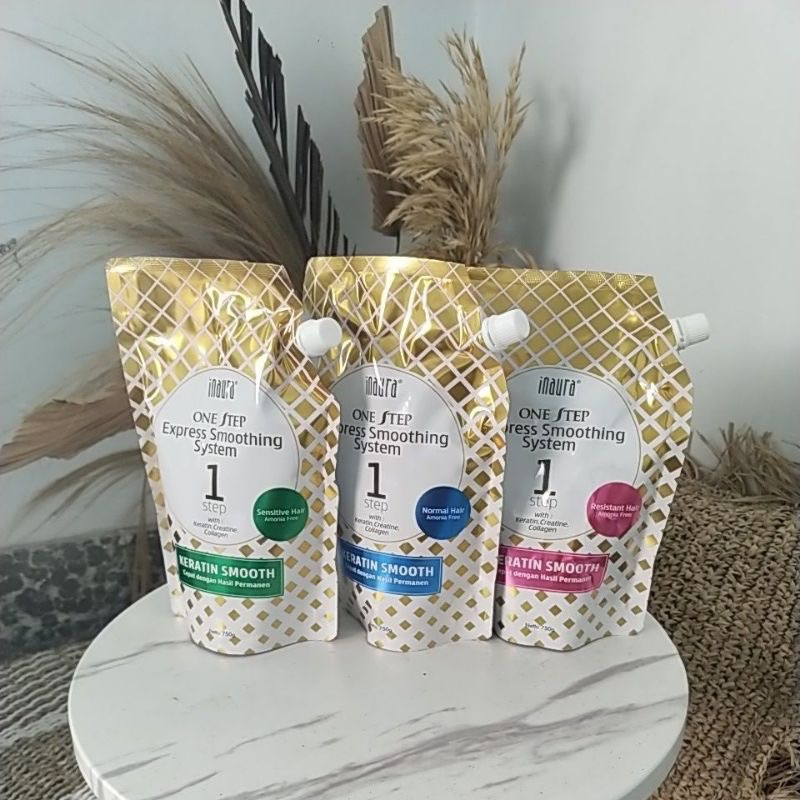 Jual Inaura One Step Express Smoothing System Step1 isi 750g | Shopee ...