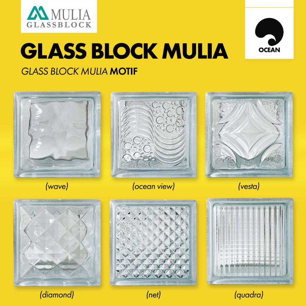 Jual GLASS BLOCK MULIA 1 DUS 6 BUAH | Shopee Indonesia