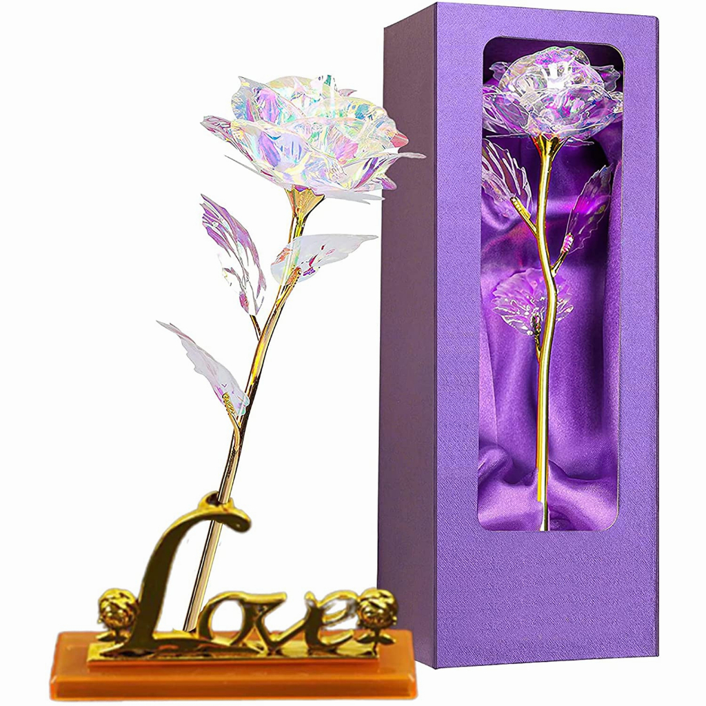 Jual Bunga Mawar Emas Rose Gold 24k Valentine Hari Ibu Mother Day Ulang ...