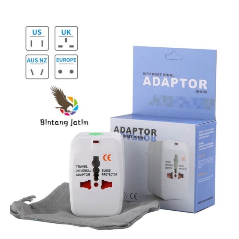Jual Over Steker Adaptor Internasional Colokan Listrik Travel Universal ...