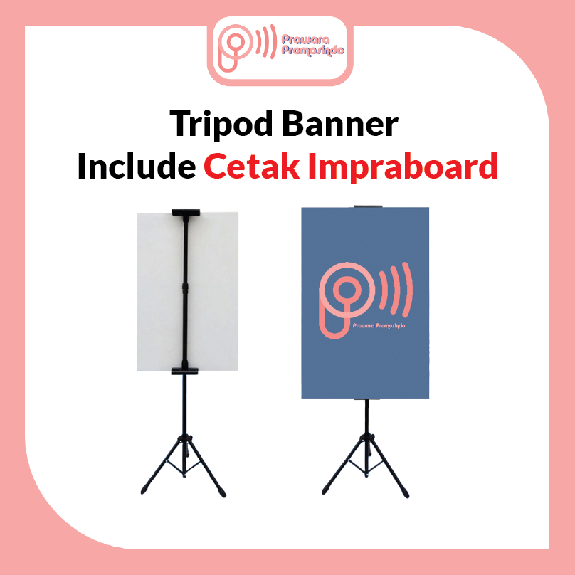 Jual Tripod Banner Include Cetak Impraboard / Tripod Banner / Stand ...