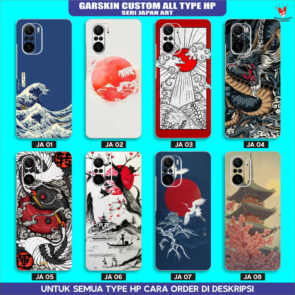 Jual Garskin Skin Custom Japan Art All Type Handphoen Xiaomi Oppo ...