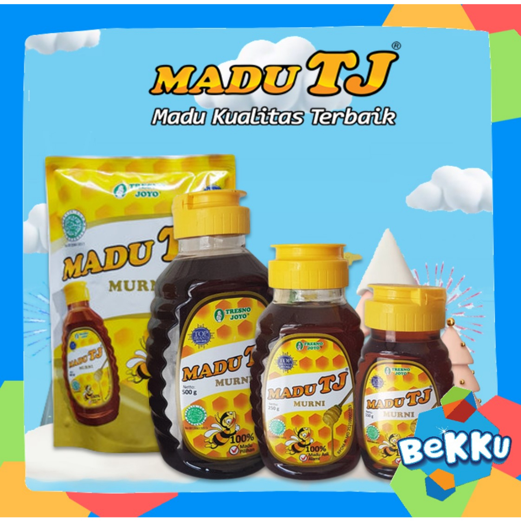 Jual Madu TJ Murni 250gr, 500gr Botol & Refill - Madu Asli Untuk ...