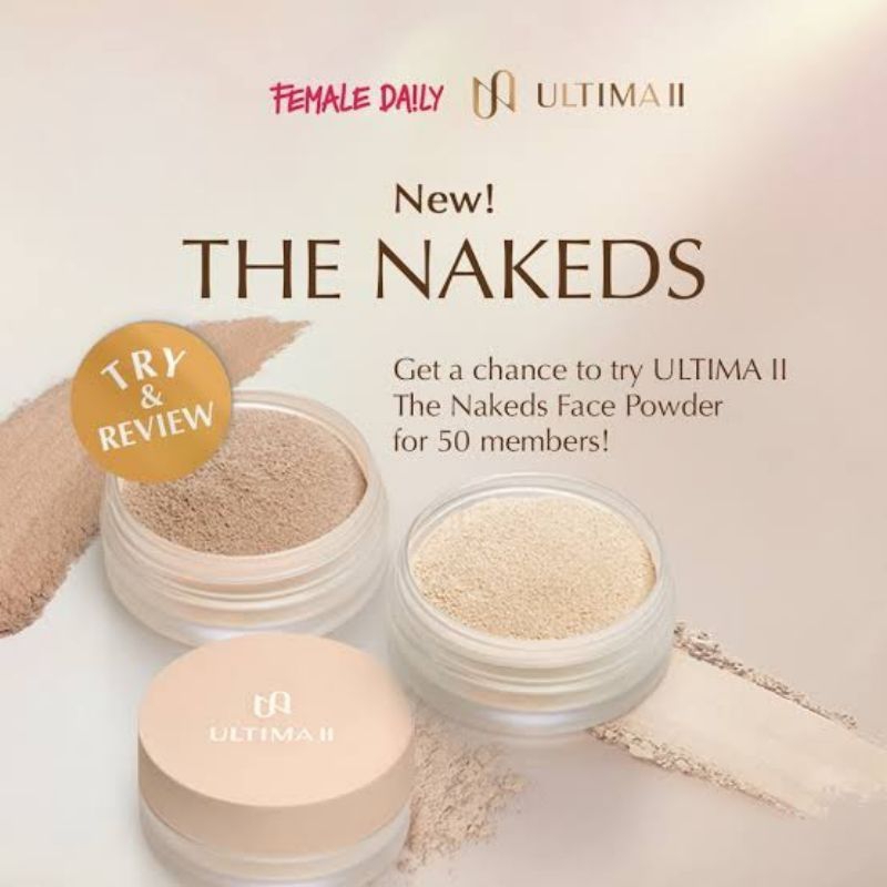 Jual ULTIMA II The Naked Face Powder | Shopee Indonesia
