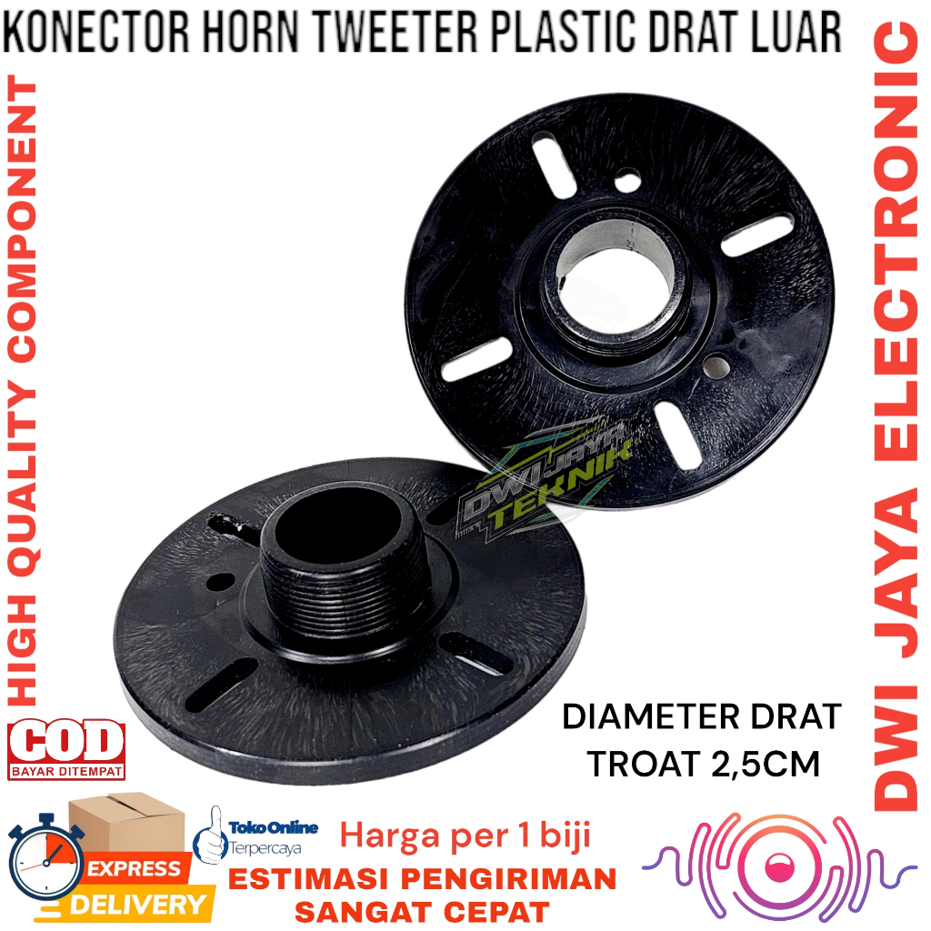 Jual KONEKTOR HORN TWEETER connector sambungan horn tweeter plastik ...