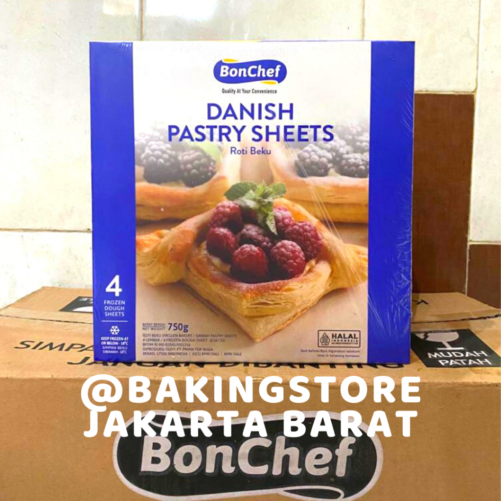 Jual Bonchef Frozen Danish Pastry Sheet 750 Gr | Shopee Indonesia