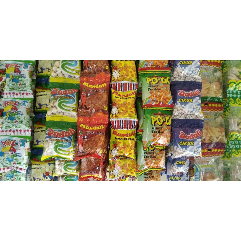 Jual jajanan jadul. jajana serba. ciki pol-t ,ciki cireng bawang ,ciki ...