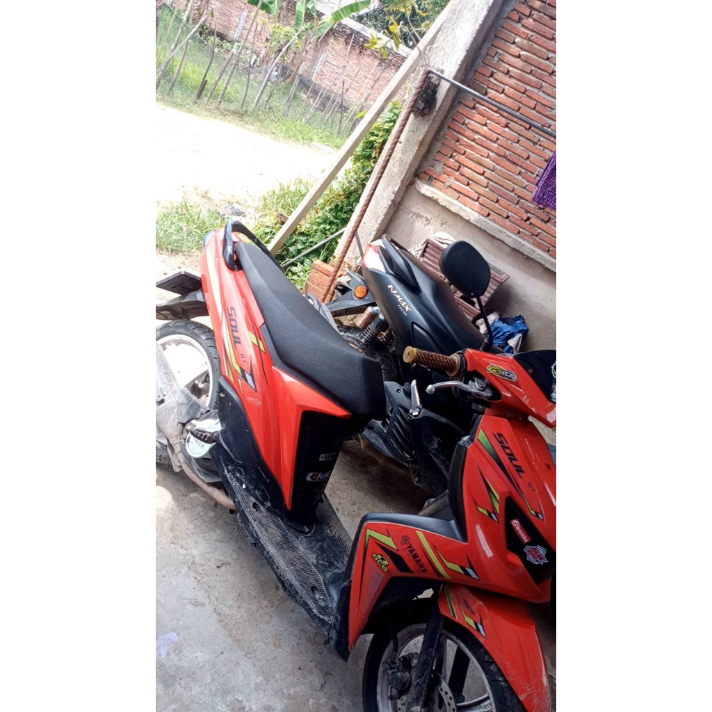 Jual Jok Mio Soul GT 115 modif roadrace kulit amplas anti slip | Shopee ...