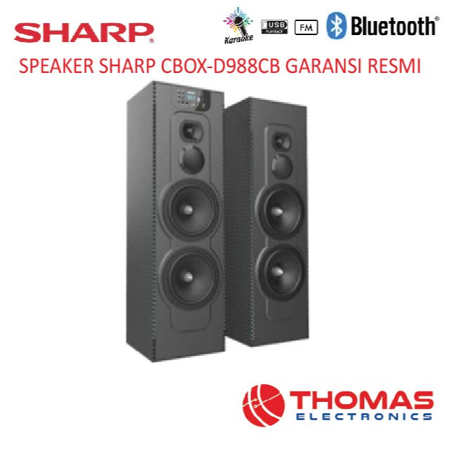 Jual SPEAKER SHARP CBOX D988CB / CBOX D 988 CB GARANSI RESMI | Shopee Indonesia