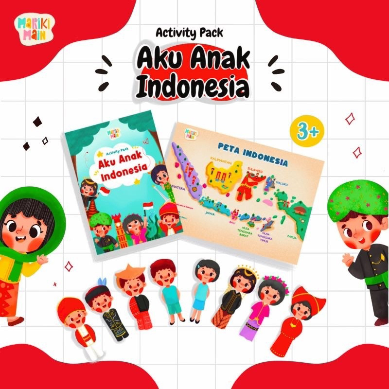 Jual Mainan BP Bongkar Pasang Aku Anak Indonesia Activity Kit Mainan ...