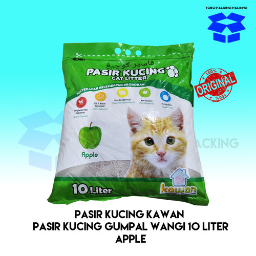 Jual Pasir Kucing Kawan / Pasir Kucing Gumpal Wangi 10 Liter | Shopee ...