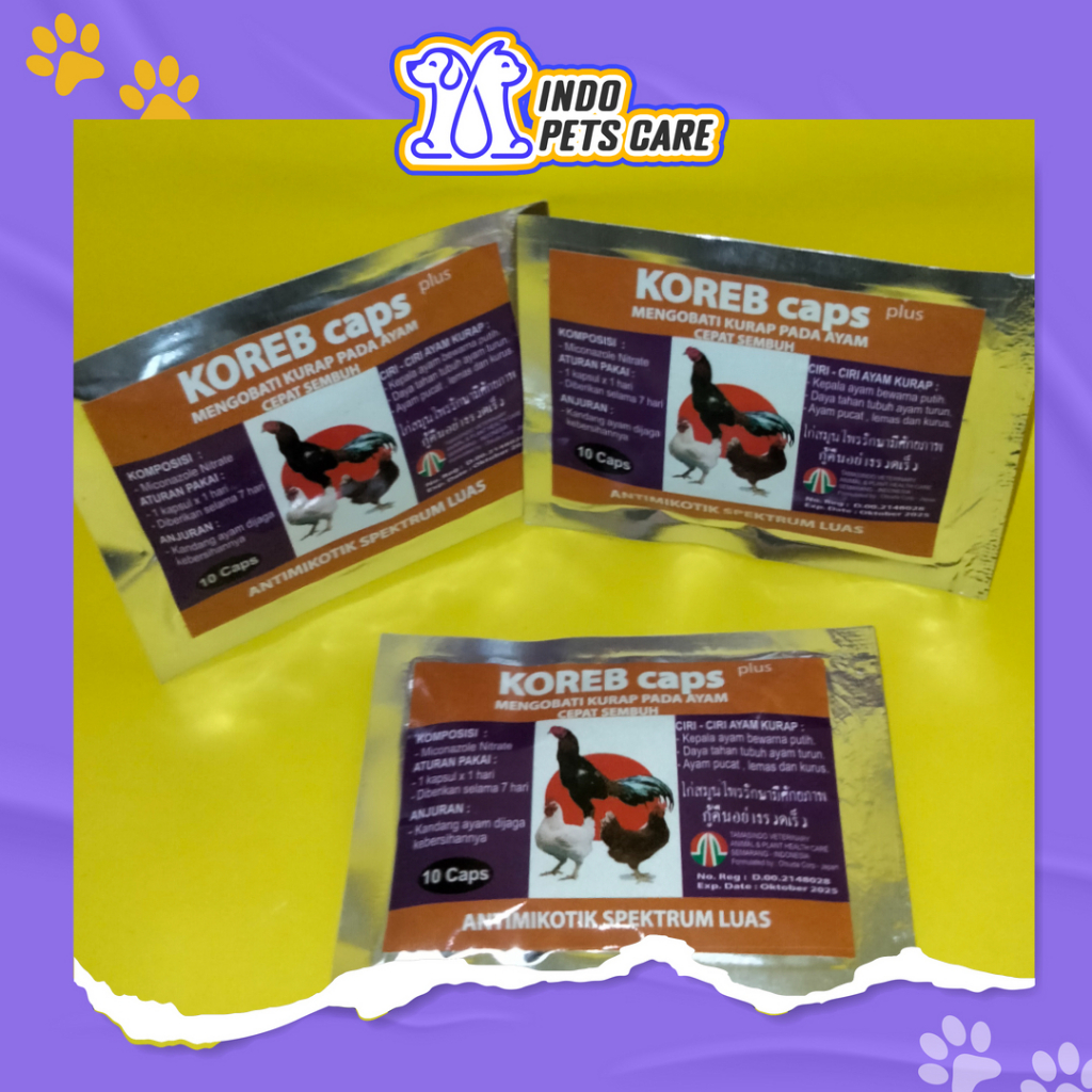 Jual OBAT KURAP AYAM - KOREB PLUS 10 CAPS - MENGOBATI KURAPAN KUDISAN ...