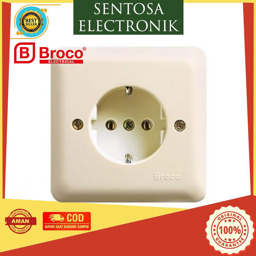 Jual Stop broco new gee / Tempat colokan lubang satu tanam | Shopee ...