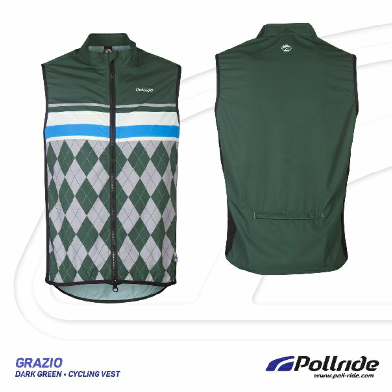 Jual VEST SEPEDA/ROMPI SEPEDA MERK POLLRIDE GRAZIO DARK GREEN | Shopee ...