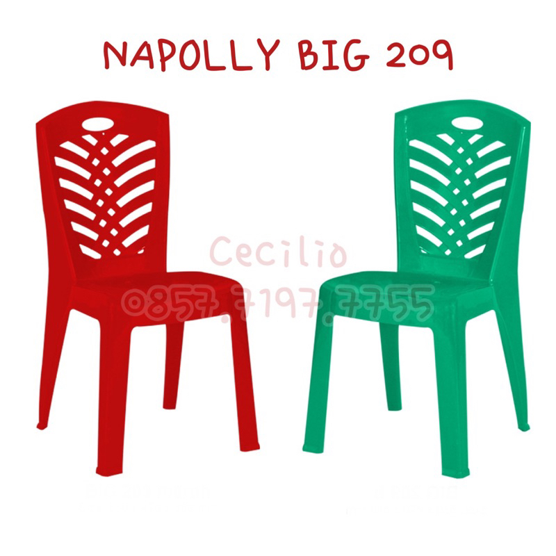 Jual [NAPOLLY] Kursi Napolly Big 209 / Kursi Makan / Kursi Duduk ...
