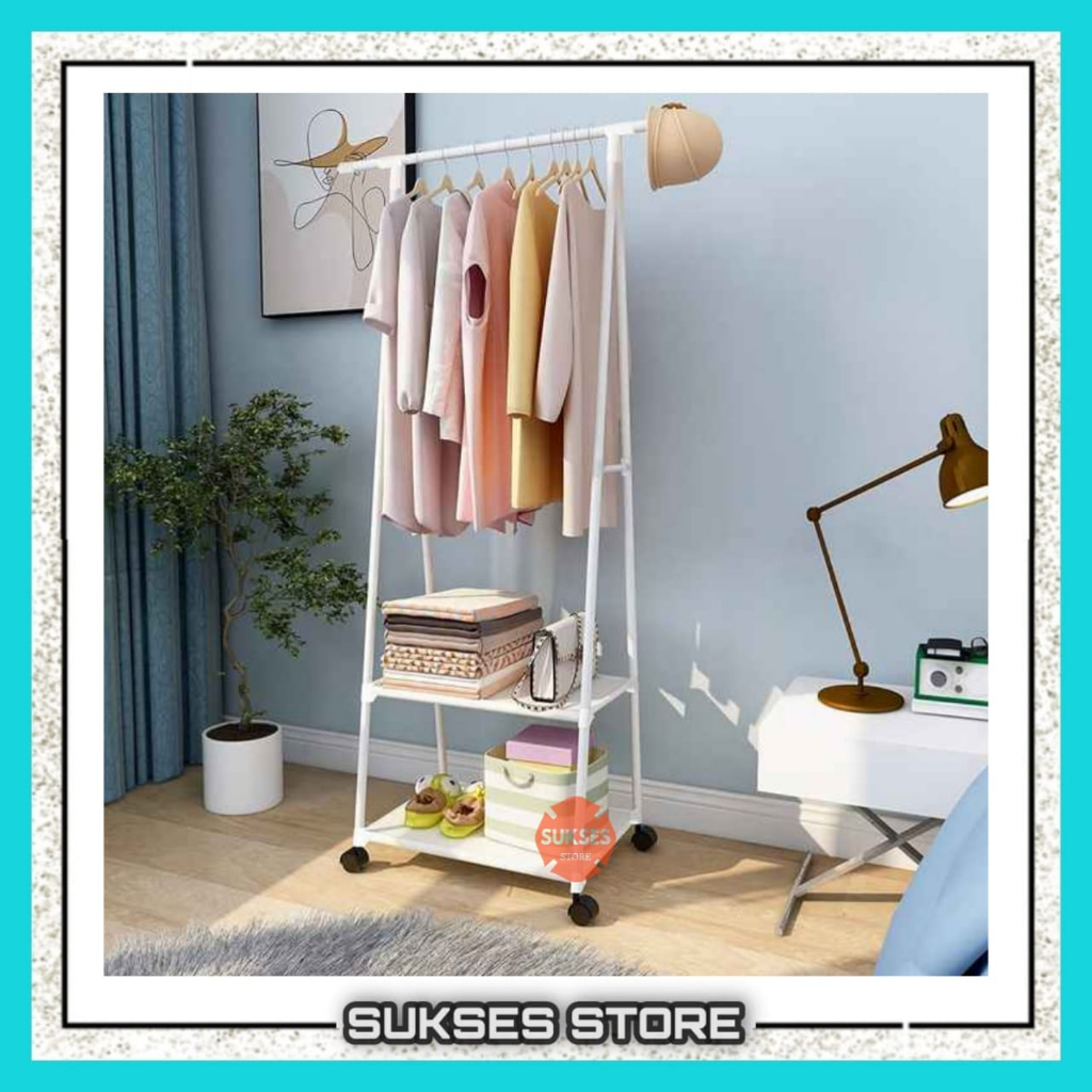 Jual TRIANGLE STAND HANGER BAJU / STAND HANGER PAKAIAN SERBAGUNA ...