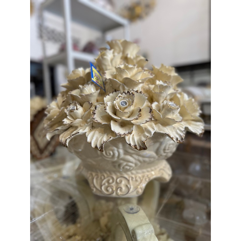 Jual Bunga Italy Canti Crem ukuran Jumbo (Free Packing Kayu) | Shopee ...