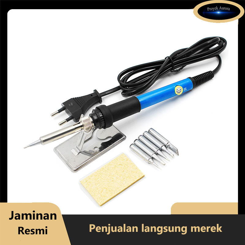 Jual 【Flash Sale!!!】Solder Berkualitas Solder Listrik 60 Watt Murah Paket Penyedot Penghisap ...