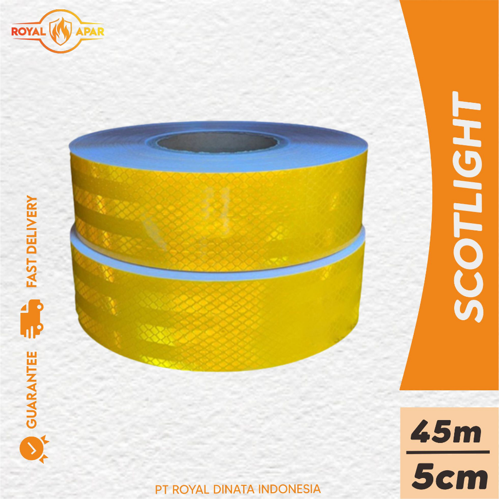 Jual Sticker Pemantul Cahaya / Scotlight Tonata / Kuning 45 meter ...