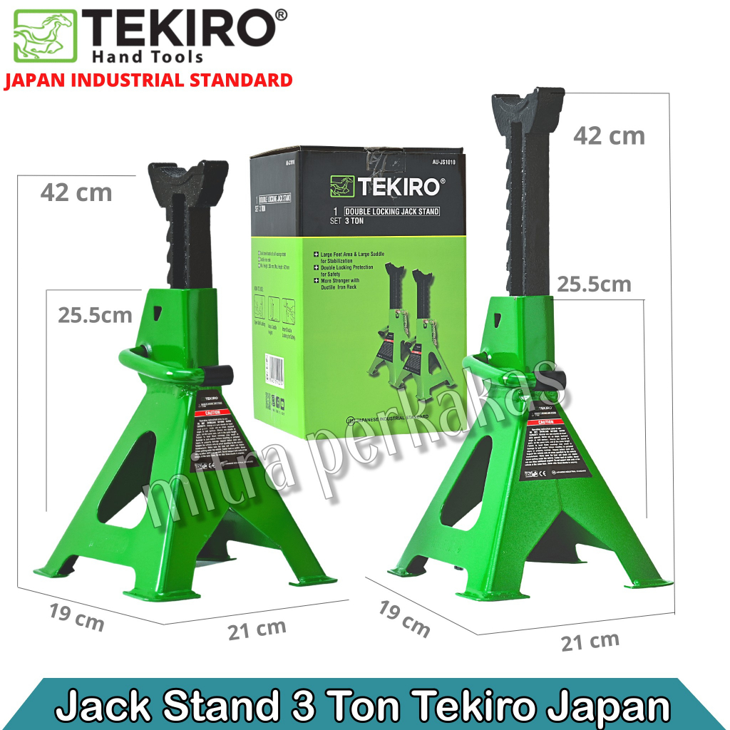 Jual Tekiro Japan Jack Stand 3 Ton Set Isi 2 Pcs Tahanan Dongkrak Mobil ...