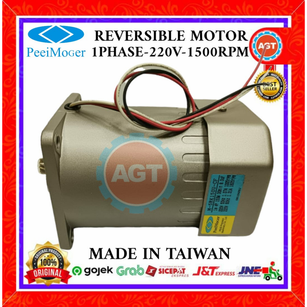 Jual PEEI MOGER M4RK25N-C 25WATT PEEIMOGER REVERSIBLE MOTOR 1PHASE 220V ...