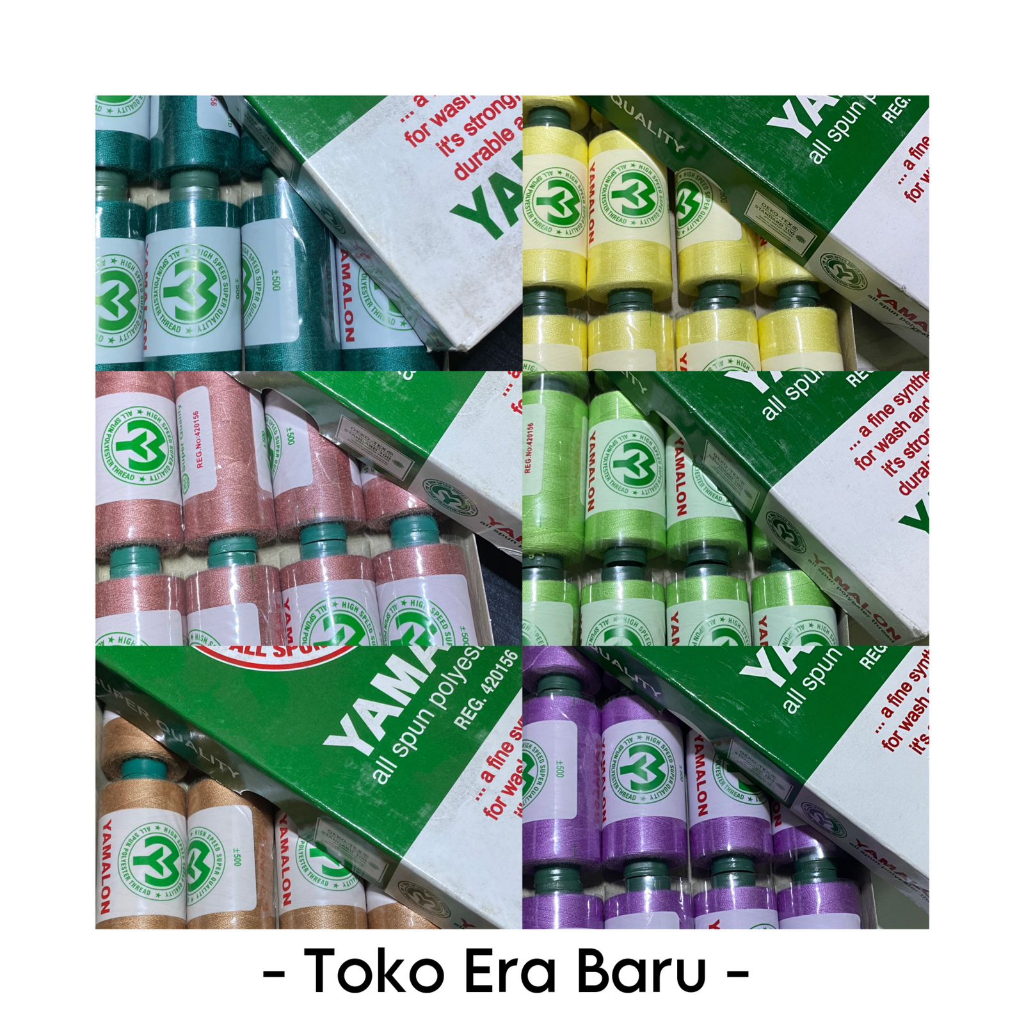 Jual BENANG JAHIT YAMALON 40/2 500 YARD ISI 6 PCS | Shopee Indonesia
