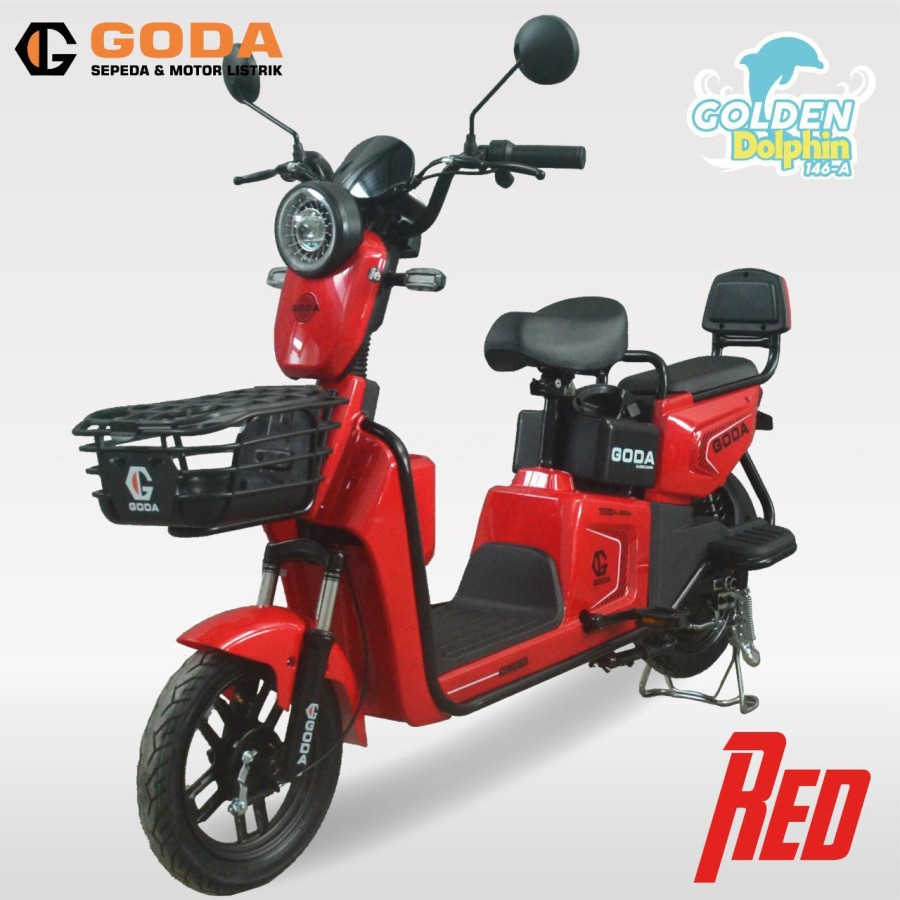 Jual Sepeda Listrik Goda Butterfly New Model Golden Dolphin 146-A 500 ...