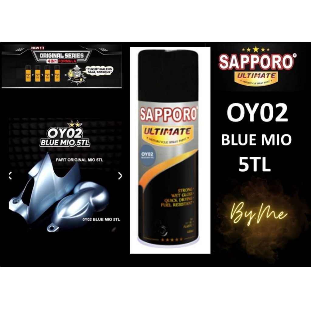Jual Sapporo Ultimate OY02 Blue Mio 5TL Warna Biru Telor Asin Original ...