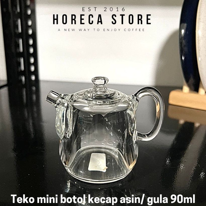 Jual Botol Kecap Asin Model Teko Akrilik 90ml / Wadah Shoyu Saus Cuka ...
