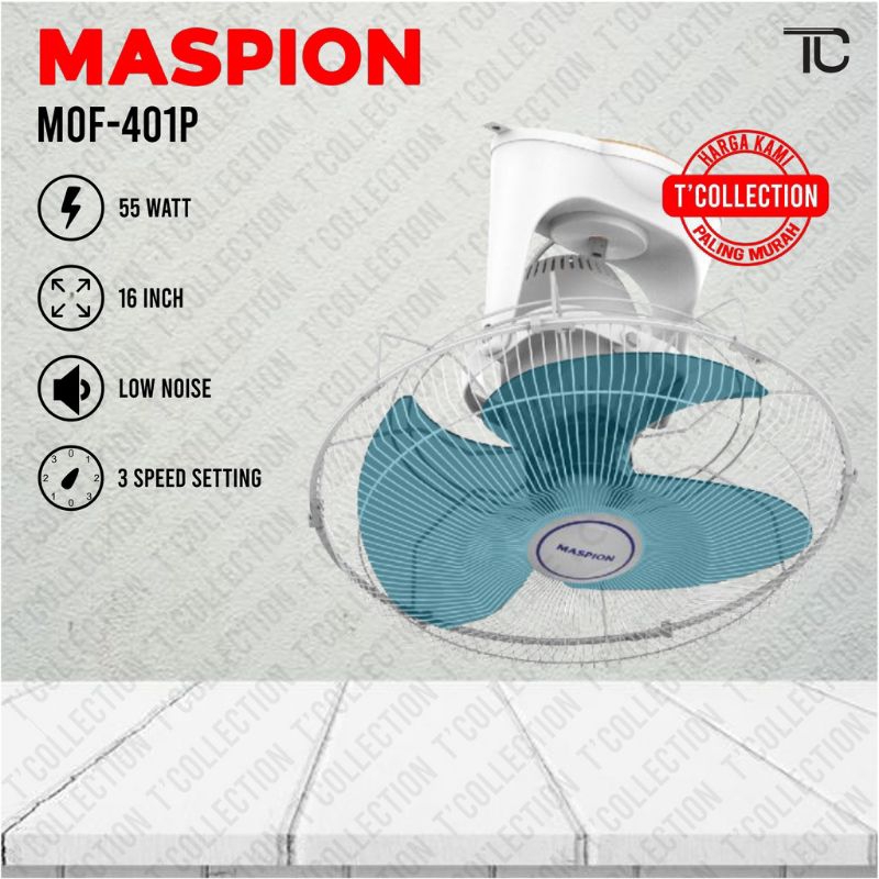 Jual Maspion Orbit Fan 16" MOF-401P / Kipas Angin Auto Fan 16 inch ...