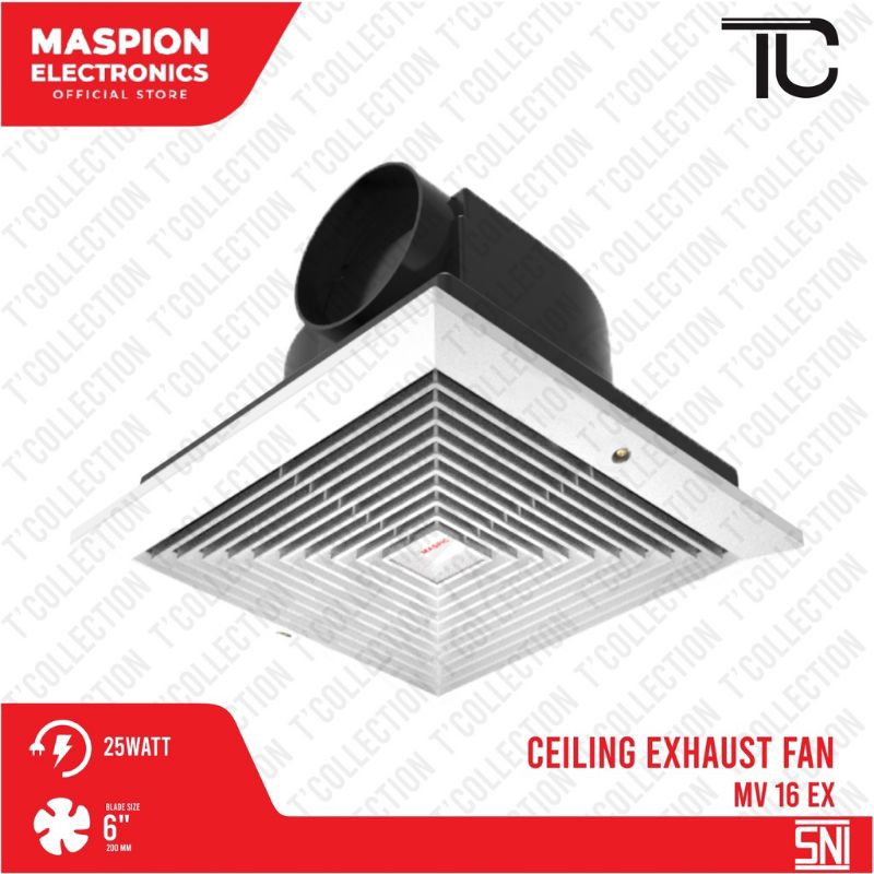 Jual Exhaust Fan Plafon Maspion MV-16 EX Hexos/Heksos Plafon | Shopee ...