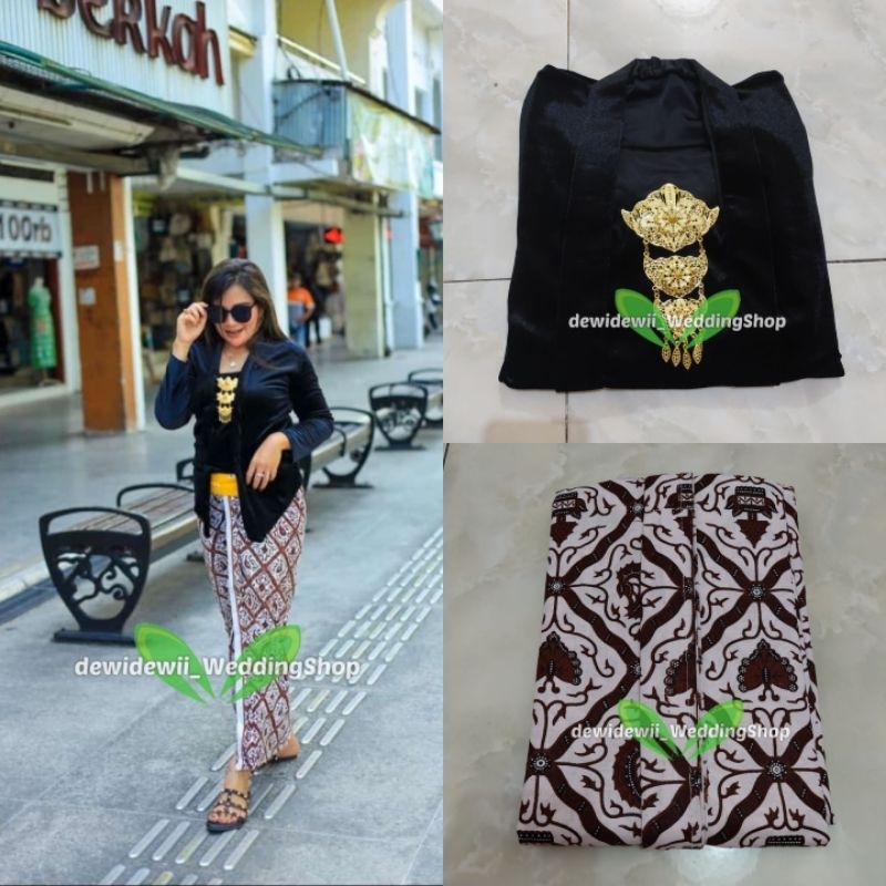 Jual [1set] Kebaya + Jarik Instan | Model Jawa - Malioboro | Motif Sido ...
