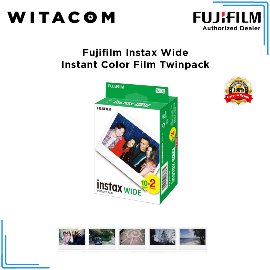Jual Fujifilm Instax Wide Film Twin Pack / Fujifilm Instax Wide Film ...