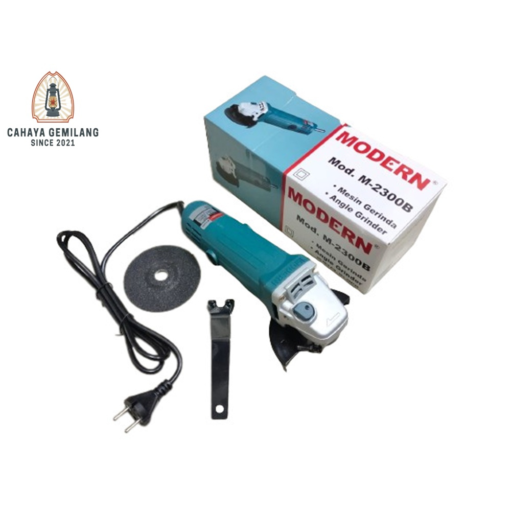 Jual Mesin Gurinda Tangan Modern M-2300B Gerinda Angle Grinder M2300B ...