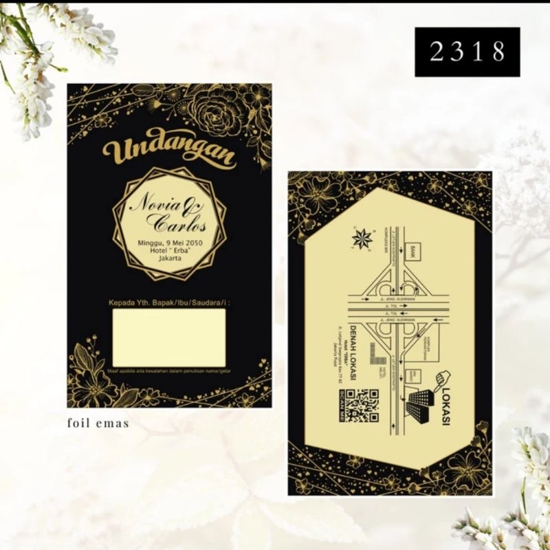 Jual ERBA 2318 Era Baru Blangko Undangan Nikah Pernikahan Khitanan ...