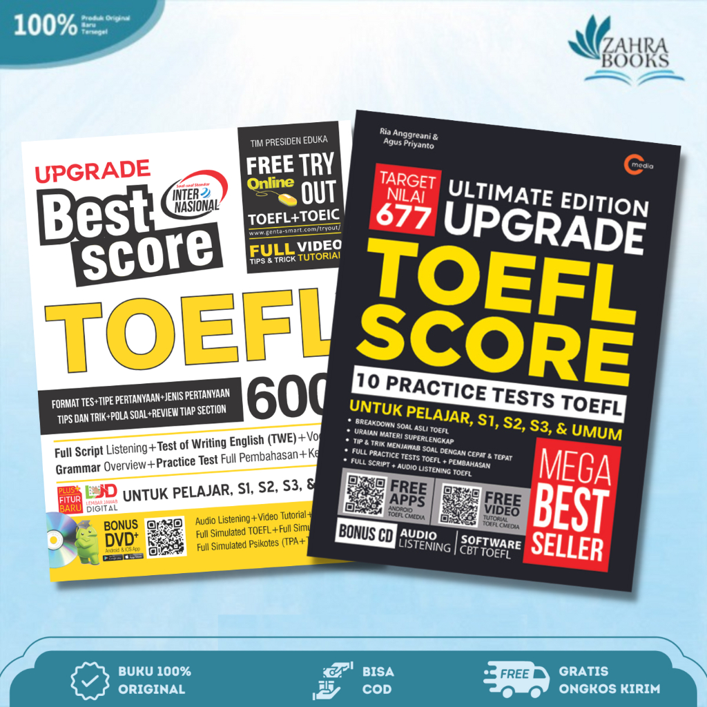 Jual ULTIMATE EDITION UPGRADE TOEFL SCORE EDISI SUPERLENGKAP + CD ...