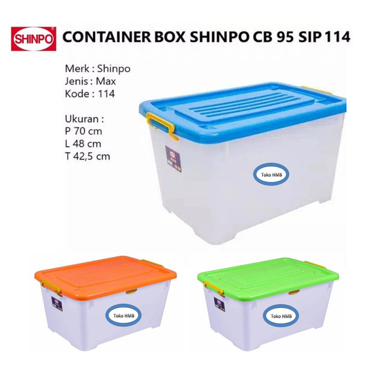 Jual Container Box CB 95 liter Max Shinpo SIP 114 - Khusus Gojek/Grab ...
