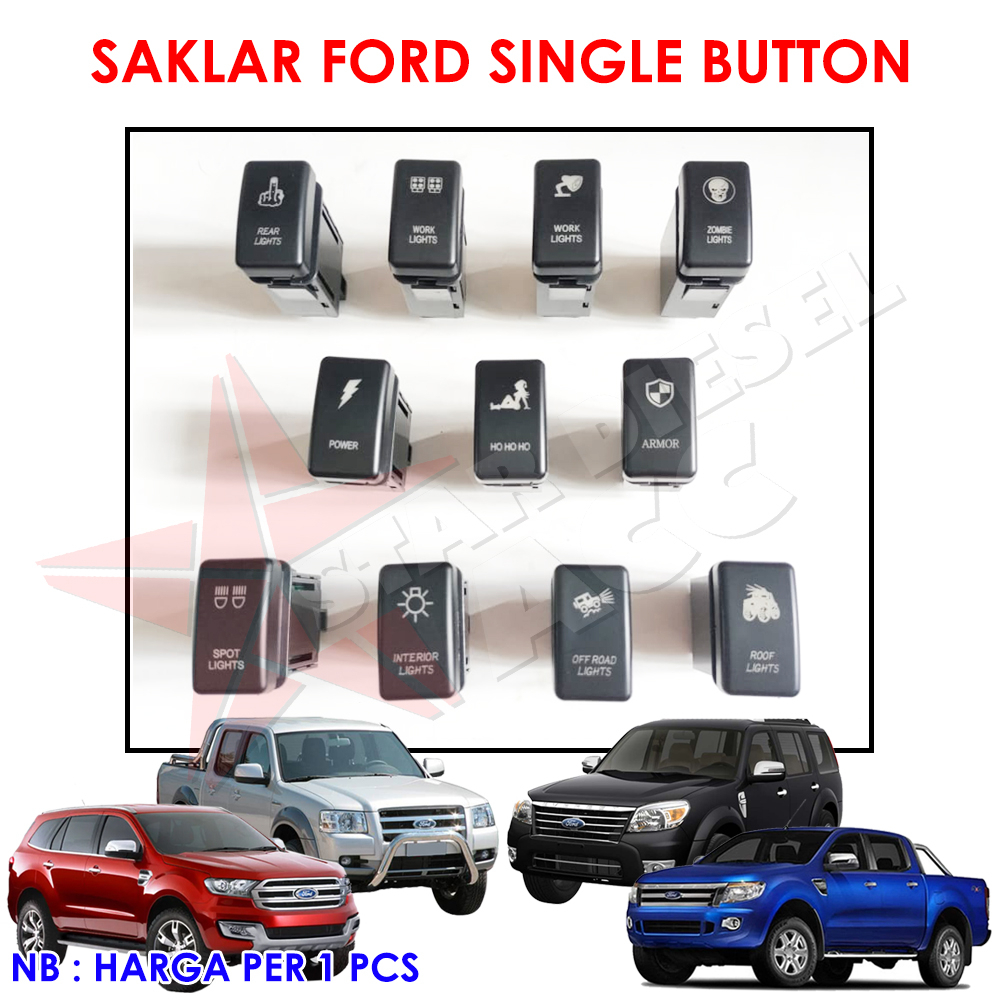 Jual SAKLAR LAMPU 1 TOMBOL LAMPU FORD EVEREST SWITCH SAKLAR LAMPU FORD ...